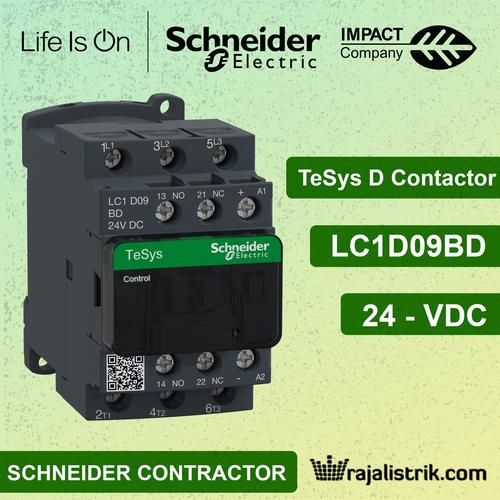 Jual SCHNEIDER CONTACTOR LC1D09BD 24VDC - Kota Surabaya - Rajalistrik ...