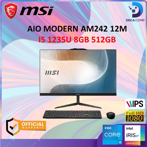 Promo MSI PC All In One AIO MODERN i5-1235U 8GB/16GB 512GB W11+OHS 23 ...