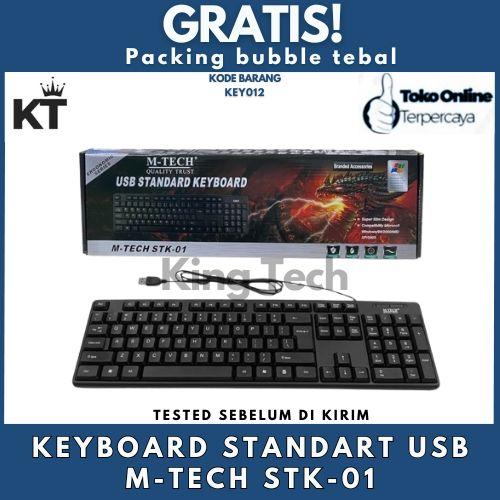 Jual M-Tech Original Keyboard USB Standar for PC Laptop Android - Hitam ...