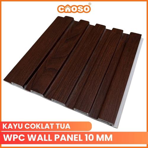 Promo Wpc Wallpanel 3m Kayu Coklat Tua Wood Panel 3 Meter Wall Panel ...