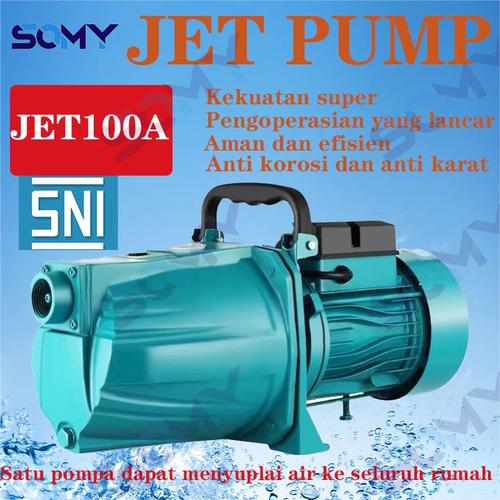Jual pompa air jetpump JET Pump /SOMY JET100A set komplit jet pump 50 ...