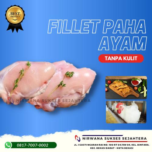 Jual FILLET PAHA AYAM TANPA KULIT / BONELESS CHICKEN THIGH, LEG ...