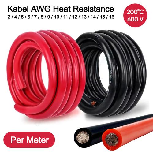 Jual Kabel AWG 2 4 5 6 7 8 9 10 11 12 13 14 15 16 Serabut Meter 200°C ...