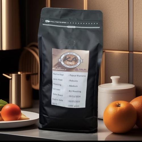 Jual Kopi Biji Roasting/Bubuk Robusta Papua Wamena Natural 500-1000 ...