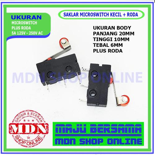 Jual Micro Limit Switch Plat Roda tanggung hitam 3 pin - Kota Bekasi ...