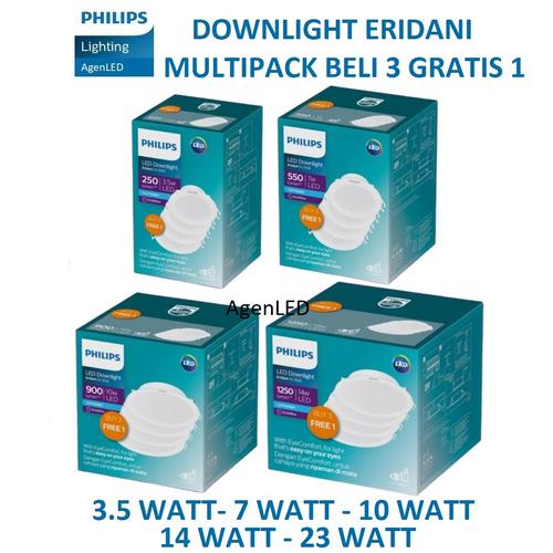 Jual PHILIPS Lampu Downlight LED Eridani 3.5W 7W 10W 14W 23W DL190B 3.5 ...