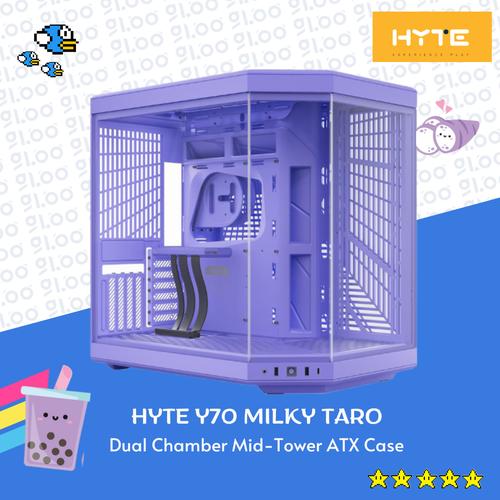 Jual HYTE Y70 Milky Taro - Purple / Casing PC ATX, EATX - CPU PC Case ...