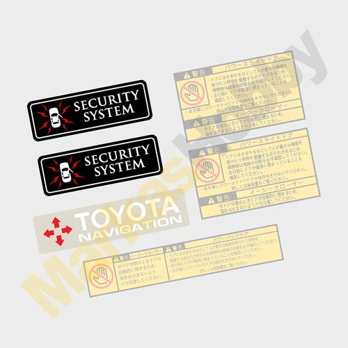 Jual Stiker Alarm Toyota Alphard - Kab. Bandung - MarkasHobby | Tokopedia