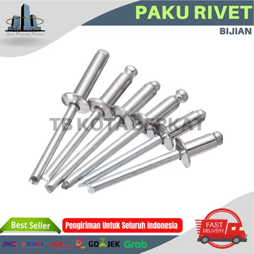 Jual PAKU RIVET / ALUMINIUM RIVET PER BIJI / PAKU RIVET BIJIAN - 3.2 x ...