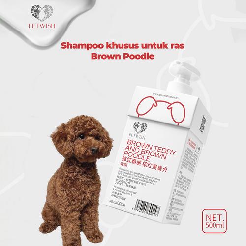 Jual Petwish Shampo Anjing 500ML - Brown/Red Teddy Poodle - Dog Shampoo ...