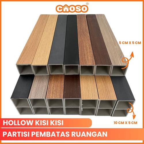 Promo Hollow kisi kisi wpc kotak pembatasan dinding 50x50/50x100 - KAYU ...