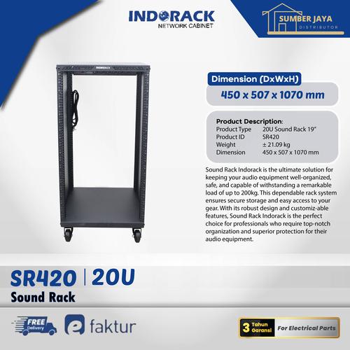 Jual SR420 - Rack Audio Sound System Indorack / Sound Rack Cabinet ...