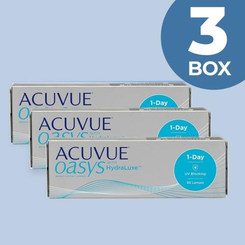 Promo 1-Day Acuvue Oasys BC 9.0mm With Hydraluxe - Lensa Kontak (3 ...