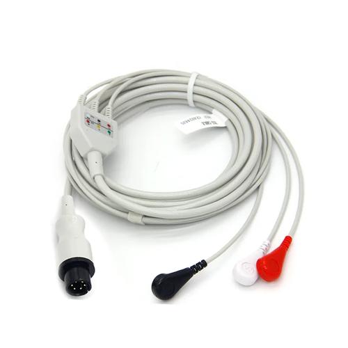 Jual kabel ekg / cable ecg 3 lead for mindray mec 1000, mec 2000 - Kota ...