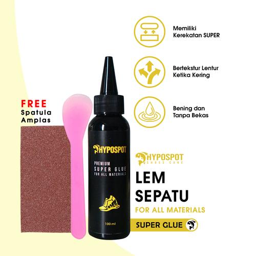 Promo 100ml Lem Sepatu Hypospot - Lem Sendal Helm - Lem boost - canvas ...