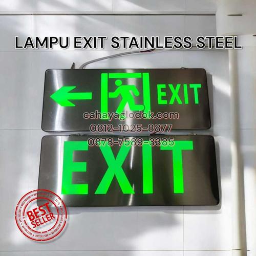 Jual Lampu EXIT Stainless LED 3W Terbaru - running man - Jakarta Barat ...