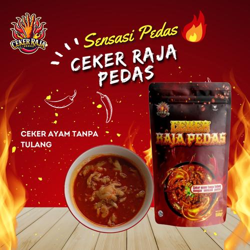 Jual Ceker Raja Pedas - Ceker Tanpa Tulang 150gr Rasa Autentik Pedas ...