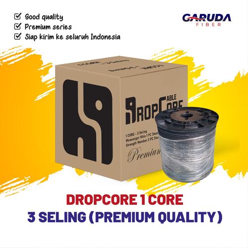 Promo Dropwire DROPCORE KABEL FIBER G657A1 1 Core 3 SELING (1000m ...