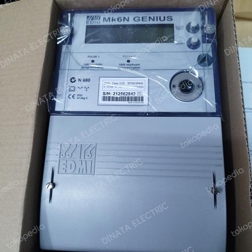 Jual KWH Meter EDMI MK6N GENIUS 5(10)A Include Tera Metrologi ...