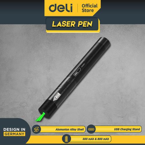 Promo Deli Laser Pen/ Senter Laser Hitam Ukuran 3B Lampu Terang ...