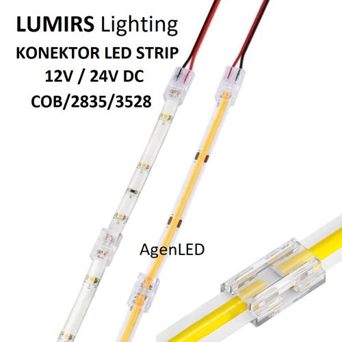 Jual LUMIRS Sambungan Konektor LED Strip 12v 24v COB 2835 3528 Jepit ...