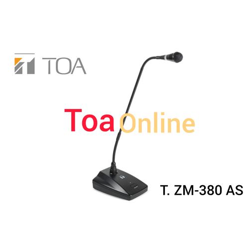 Jual TOA MIC Meja TOA ZM 380 AS Gooseneck Microphone Paging TOA ZM-380 ...
