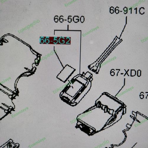 Jual Mazda Genuine Parts Sheet Rain Sensor Mazda CX5 KF / 2 DJ ...