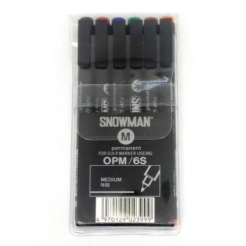 Jual Spidol Snowman Permanen OHP / OPM 6 Warna SET - Kota Surabaya - CV ...
