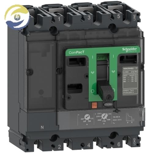 Jual MCCB 4 PHASE Schneider mccb 4P - 16A,25A,32A,40A,50A,63A,80A,100A ...