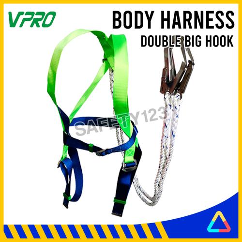 Jual VPro Body Harness Double Big Hook - Jakarta Barat - Safety123 | Tokopedia