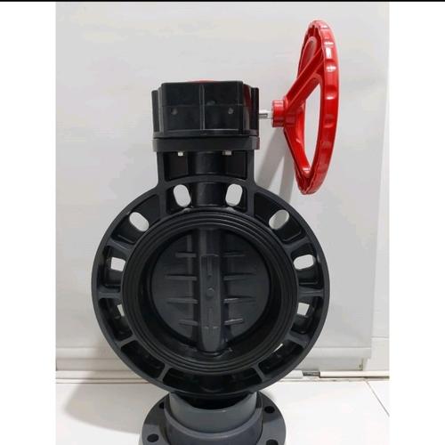 Jual Butterfly Valve uPVC ECO Gear Box 6 inch Butterfly Valve PVC ...