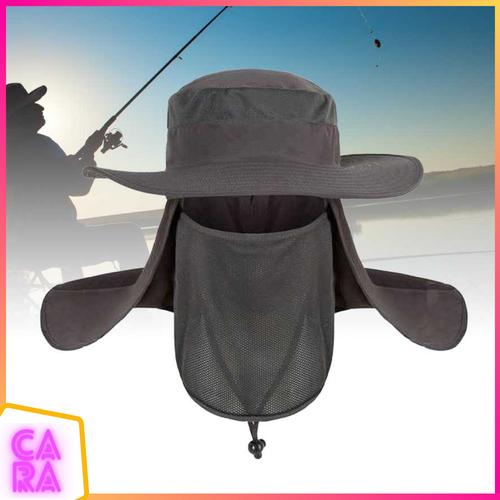 Promo Topi Mancing Hiking Gunung Rimba Climbing Outdoor Anti UV - Hijau ...