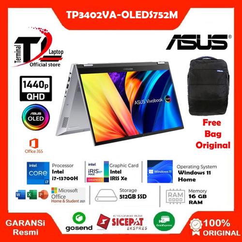 Promo ASUS TP3402VA-OLEDS752M I7-13700H 16GB 512SSD 14"TOUCH OLED W11 ...