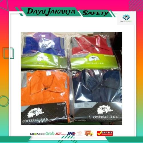 Jual Wearpack Coverall safety A & K Bahan Japan Drill 100% original ...