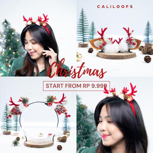 Jual Bando Natal Dewasa / Bando Natal Anak / Bando Christmas - B Coklat ...