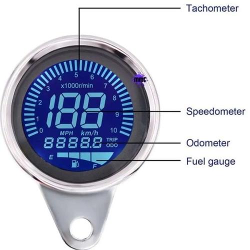 Jual kilometer/speedometer+odometer+tripmeter motor universal ...