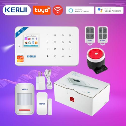 Promo Alarm Rumah Kantor Toko KERUI W18 WIFI Alarm Security Sistem APP ...
