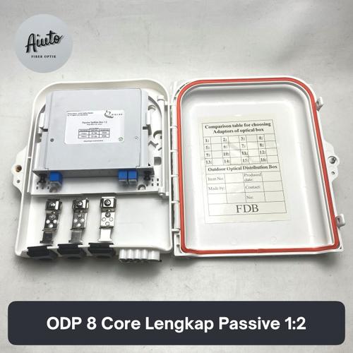 Jual ODP 8 Core Lengkap Splitter Box 1:2 | ODP 8 Port | ODP 8C Lengkap ...