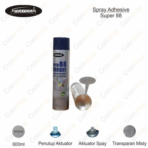 Jual Lem Semprot / Lem Spray / Spray Adhesive Sprayidea Super 88 ...