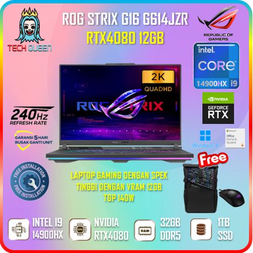 Jual ASUS ROG STRIX G16 G614JZR I9 14900HX RTX4080 12GB/ 32GB 1TB W11 ...