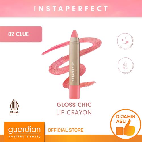 Jual Wardah Instaperfect Gloss Chic Lip Crayon - 02 Clue 2.7 G - Kab ...