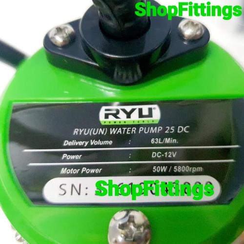 Jual RYU RWP 25DC Pompa Air Celup Kolam Aquarium Arus DC 12 Volt Water ...
