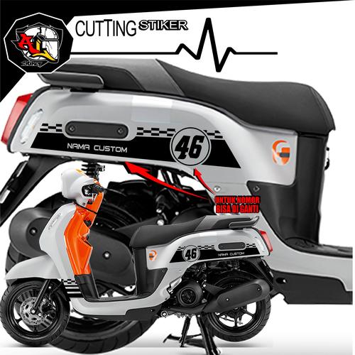 Jual STICKER CUTING MOTOR/181/STIKER NAMA CUSTOM/NOMOR CUSTOM/STIKER ...