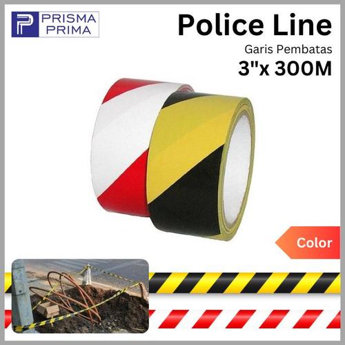 Jual NEW Police Line Garis Polisi Safety Barricade Pita Pembatas 3 ...