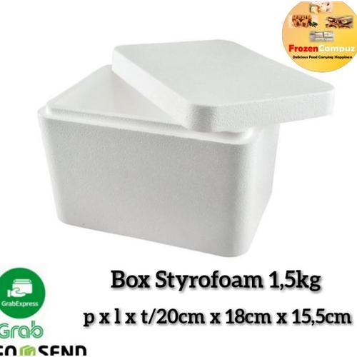 Jual botol kemasan Box Styrofoam Kotak Sterofoam Variasi Ukuran ...