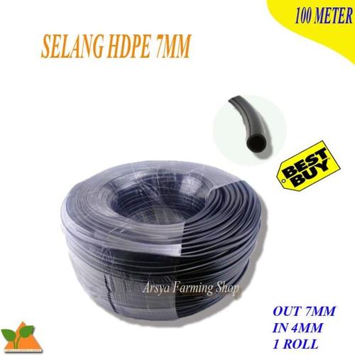 Jual Selang 7mm HDPE 1 Roll Atau 100 Meter Untuk Irrigasi Fertigasi ...