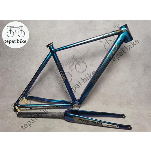 Jual Frame Sepeda mosso Roadbike 736 TCA ALU 7005 - Bentley Green, 46cm ...