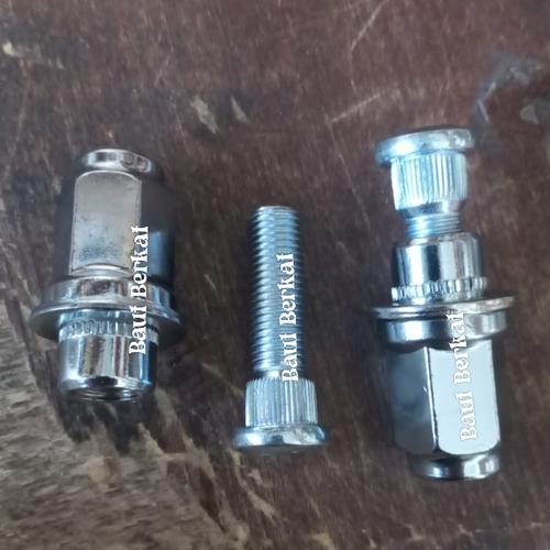 Jual ecer baut roda racing set pendek 5cm fortuner baut roda mur racing ...