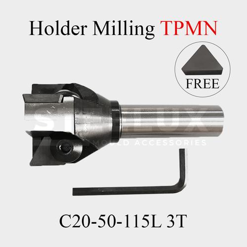Promo Holder Milling TPMN C20-50-100L Stang Gagang Milling Bubut End ...