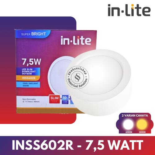 Jual IN-LITE DOWNLIGHT PANEL OUTBOW INSS602R LAMPU INLITE OB TEMPEL ...